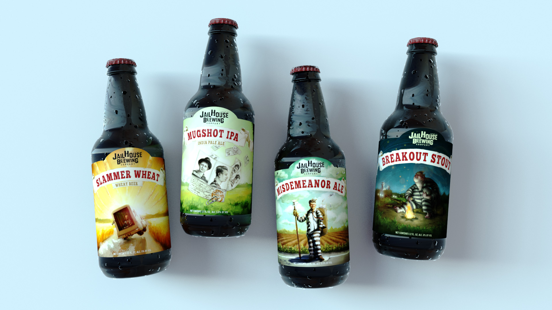 Jailhouse Brewing | package design | Jonathan Richter